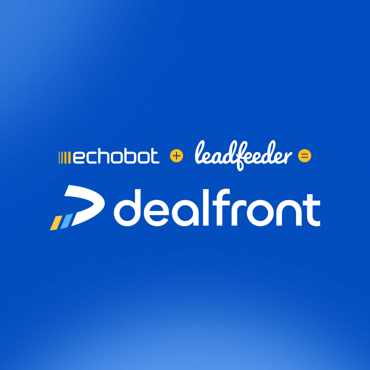 Sag Hallo zu unserer neuen Brand: Echobot wird zu Dealfront